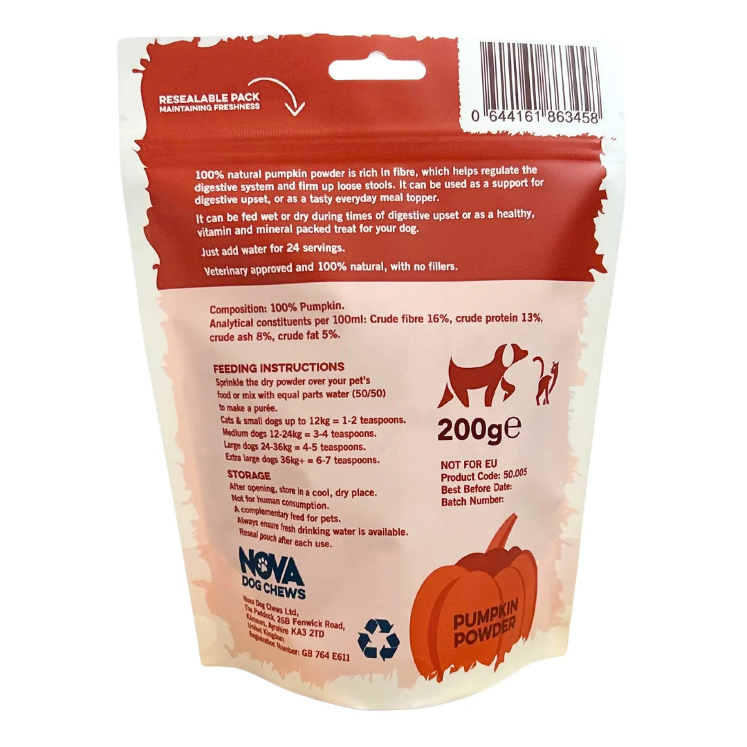 Pumpkin Powder | 100% Natural Digestive Support | For Dogs & Cats - The ...