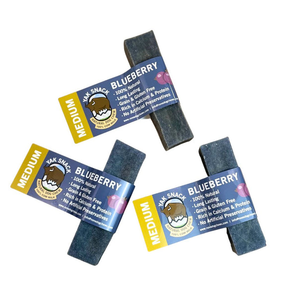 Yak Snacks | Blueberry Flavour | Himalayan Dog Chew | 100% Natural ...