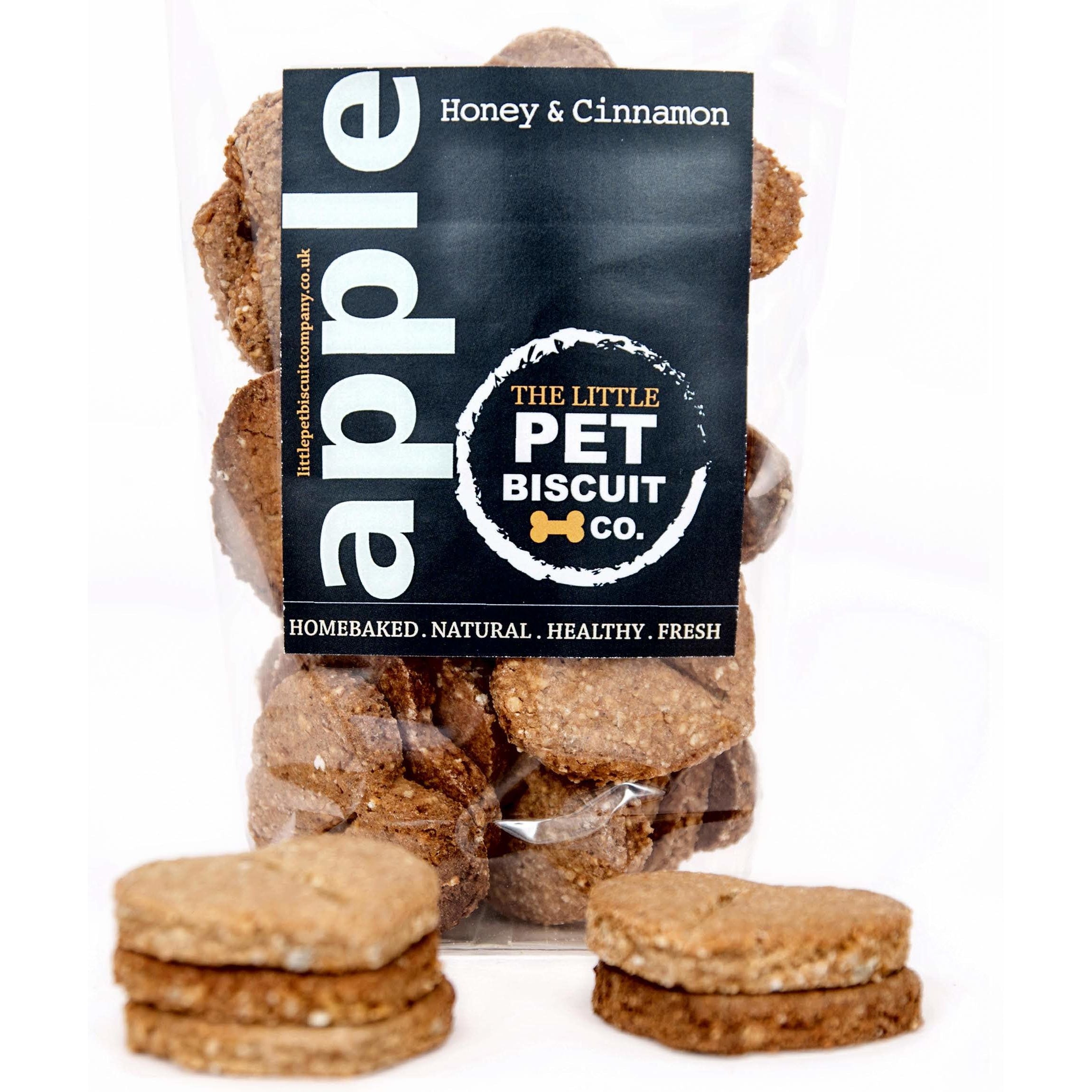Apple Honey & Cinnamon Dog Biscuits | 100% Natural | Handmade - The ...